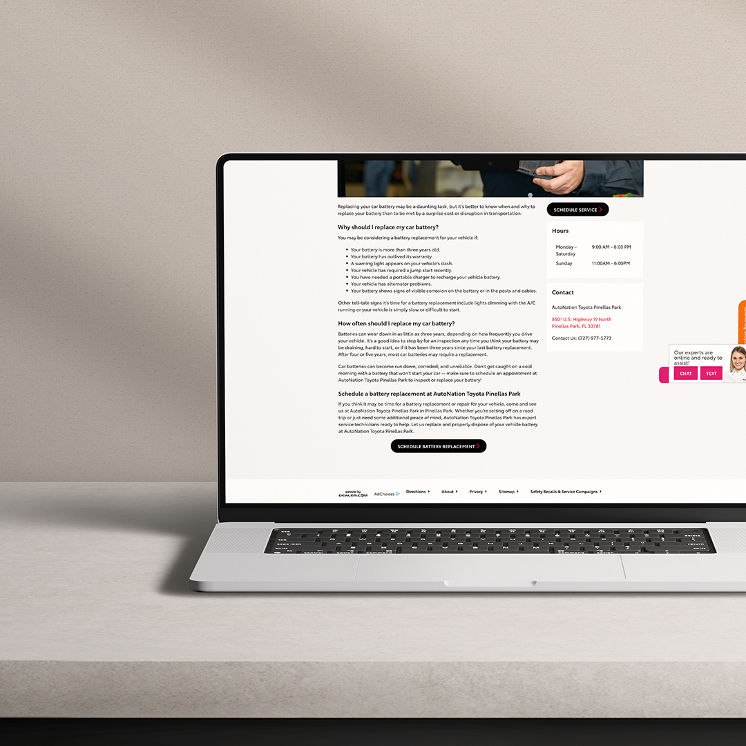 AutoNation: Battery Replacement FAQ – Meredith Smith